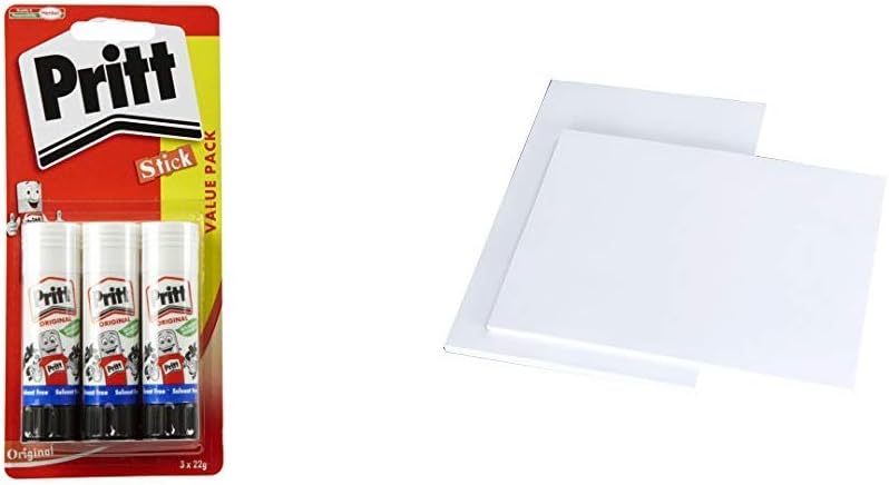 Pritt Stick Original Glue Stick - Multi Pack 3 x 22g - Childproof and ...