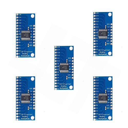 Ximimark 5pcs 16ch Analog Digital Multiplexer Breakout Board Module Cd74hc4067 Cmos Precise