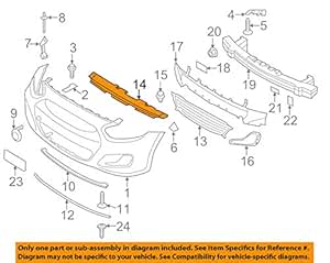 Amazon.com: Genuine Hyundai 86352-1R000 Radiator Grille Cover: Automotive