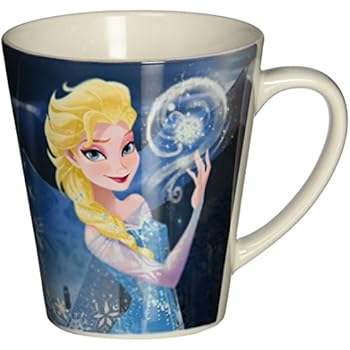 Amazon.com | Disney Parks Frozen Princess Elsa Ceramic Mug: Coffee Cups ...