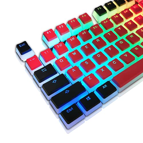 XVX Pudding Keycaps, OEM Profile Custom Keycap Set with Transparent ...