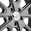 Vision 143 TORQUE Gunmetal Machined Lip Wheel with Machined Finish ...