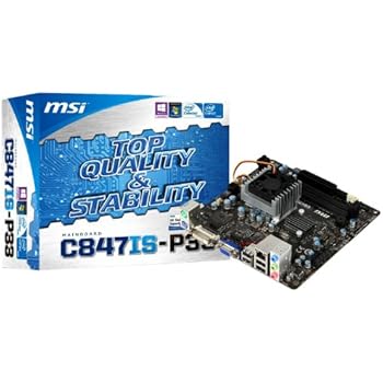 Amazon.com: MSI Mini-ITX DDR3 FCBGA1023 UEFI BIOS interface, C847IS ...