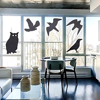 Amazon.com : Window Clings Bird Deterrent by Window Alert - 4 ...