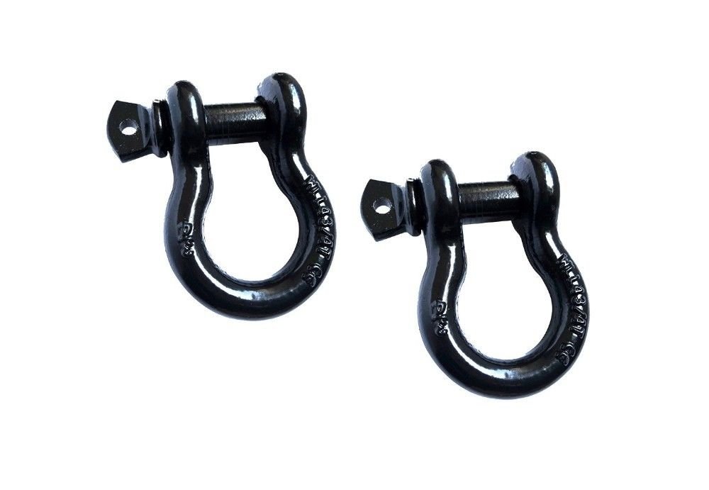 4.75 tons Galvanised Tested Bow Shackles 3/4" with 7/8" pin Winch ...