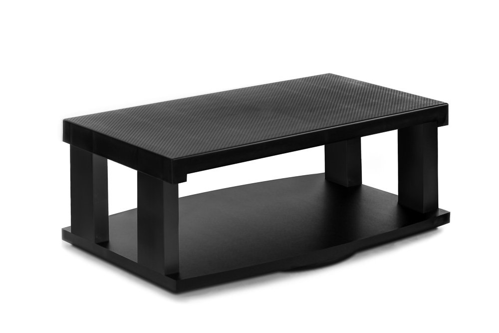 Aleratec 2-Tier Swivel TV Stand: Adjustable TV Riser for Flat Screens ...