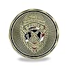 ST. Michael Police Challenge Coin Thin Blue Line Law Enforcement Skull ...