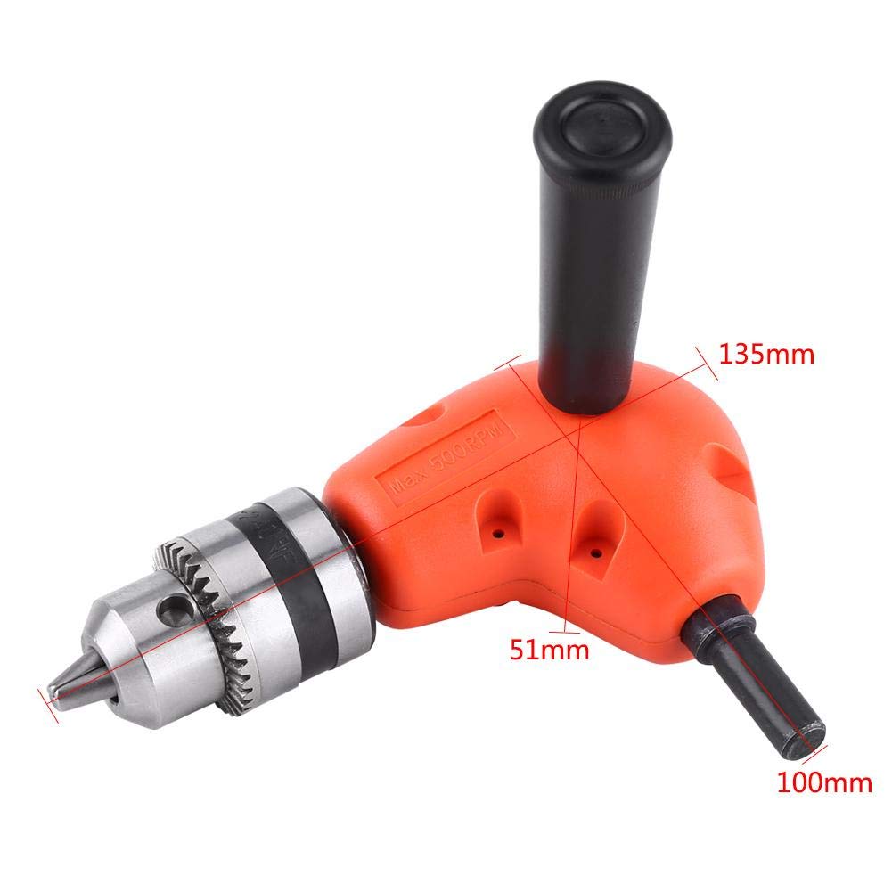 Right Angle Extension Adapter, 90 Degree Angle Adapter Drill Chuck ...