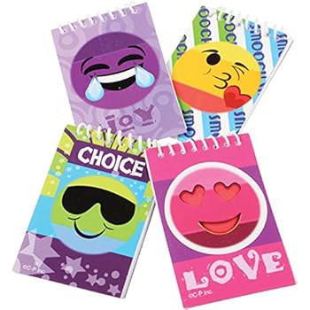 Amazon.com : ~ 12 ~ Smile / Smiley Face Spiral Note Pads ~ New ...