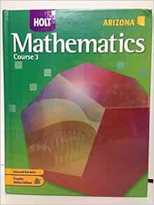 Amazon.com: Holt Mathematics Arizona: Student Edition Course 1 2007 ...