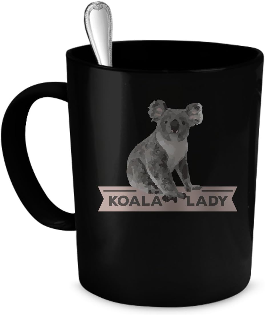 Amazon.com: Koala Coffee Mug. Koala gift 11 oz. black: Kitchen & Dining