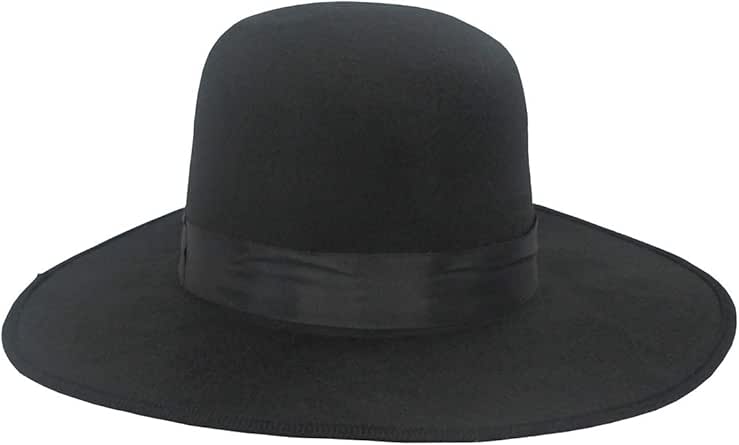 Black Old West Preacher Hat: Amazon.ca: Clothing & Accessories