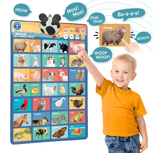 LEARNING BUGS What do Farm Animals Say, Interactive Educational Farm ...