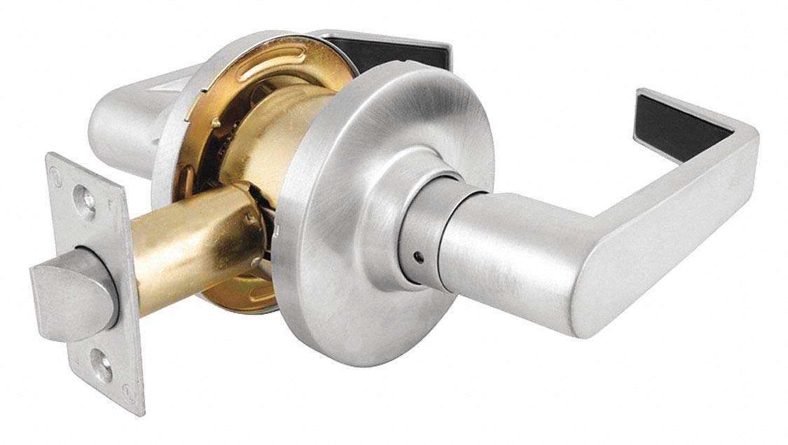 Lever Lockset, Mechanical, Grade 2, SLC: Door Levers: Amazon.com ...