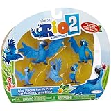 Rio 2 Movie Mini Figures 8-Pack [Nico, Pedro, Blu, Jewel, Luiz, Charlie ...