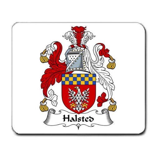 Amazon.com : Halsted Family Crest Coat of Arms Mouse Pad : Office Products