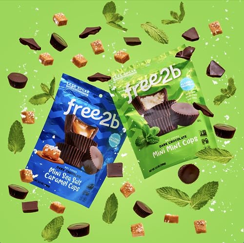 Free 2b Sea Salt Caramel Mini Cups, School Safe and Allergy Friendly ...