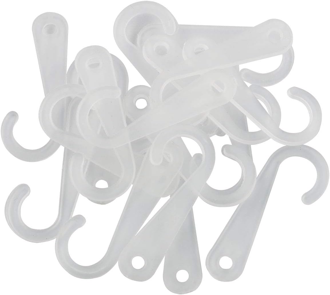 Amazon.com: E-outstanding 500pcs Sock Display Hooks 1 3/4 Inch Plastic ...