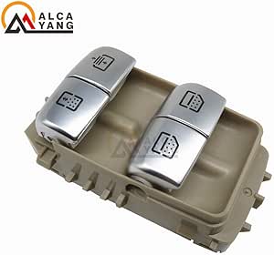 Mathenia Car Parts, Rear Right Beige Power Window Switch for Mercedes ...