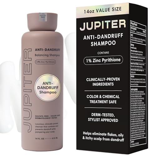 Jupiter Anti Dandruff Shampoo - Shampoo for Men & Women for Flaky ...
