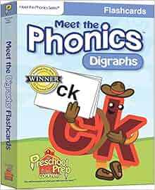Meet the Phonics - Digraphs - Flashcards: Kathy Oxley, Preschool Prep ...