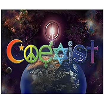 Amazon.com: Coexist Peace Religious Tolerance Graffiti Art Poster 24 x ...