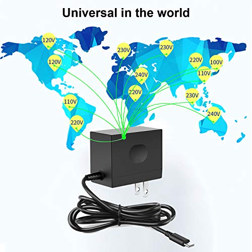 2.6a Usb C YCCSKY Charger For Switch/Switch OLED/ Lite, AC Adapter ...