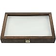 Amazon.com - Cabilock Wooden Display Case Wooden Collection Box with ...