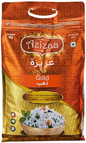 Azizaa Gold Basmati Rice, 5 Kg price in UAE | Amazon UAE | supermarket ...