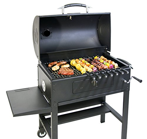 Blackstone 1620 3-in-1 Kabob Charcoal Grill & Smoker Review | Best ...