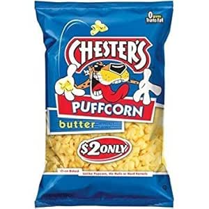 Amazon.com: Chester's Puffcorn Butter Puffed Corn Snacks, 3.5 Oz (1 bag)