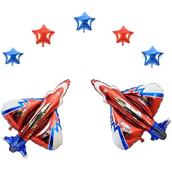 Amazon.com: Fighter Jet Foil Shaped Balloon: Health & Personal Care
