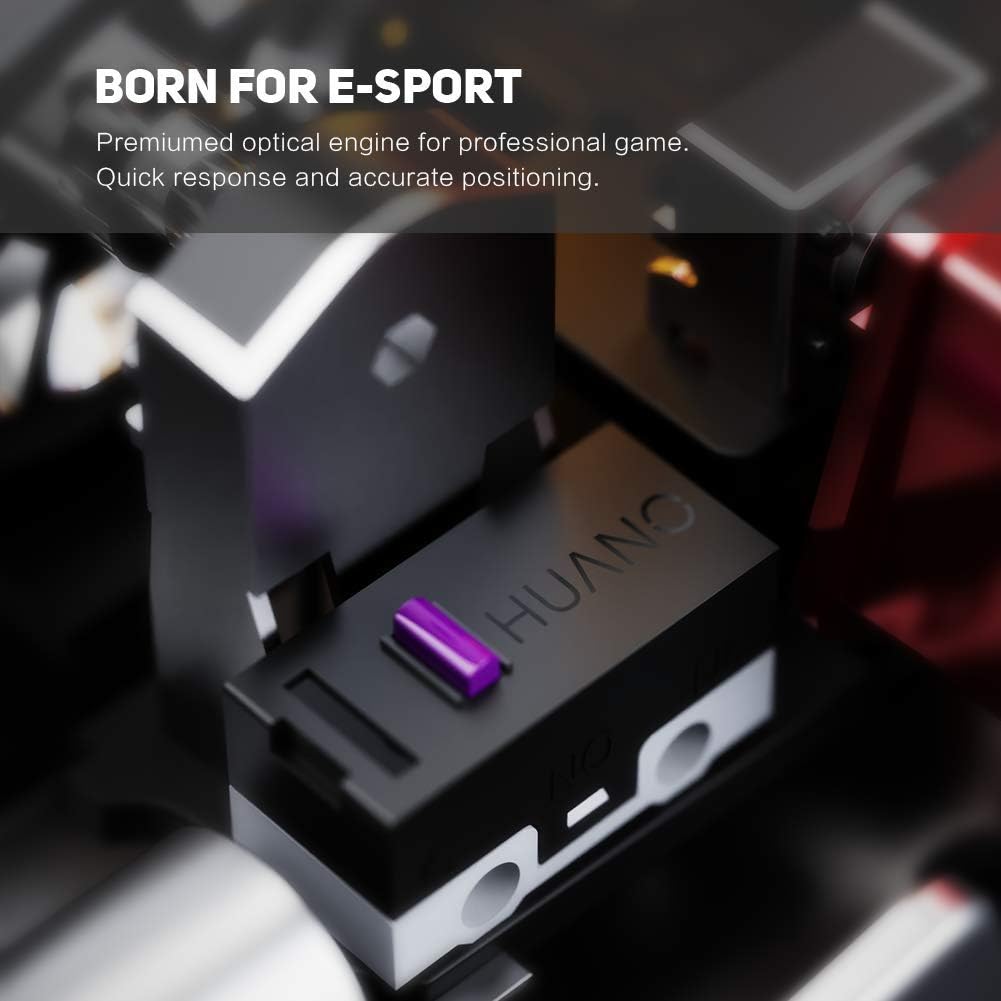 INPHIC Mechanical Gaming Mouse, High Performance Wired Mouse 7200 DPI ...