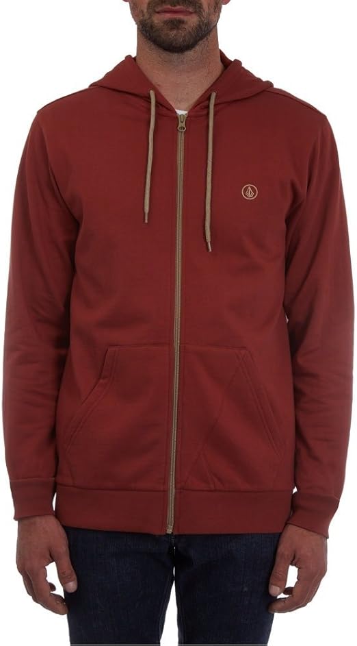 Volcom Men's Icon Zip Hoodie Lightweight Pullover Sweatshirt ...