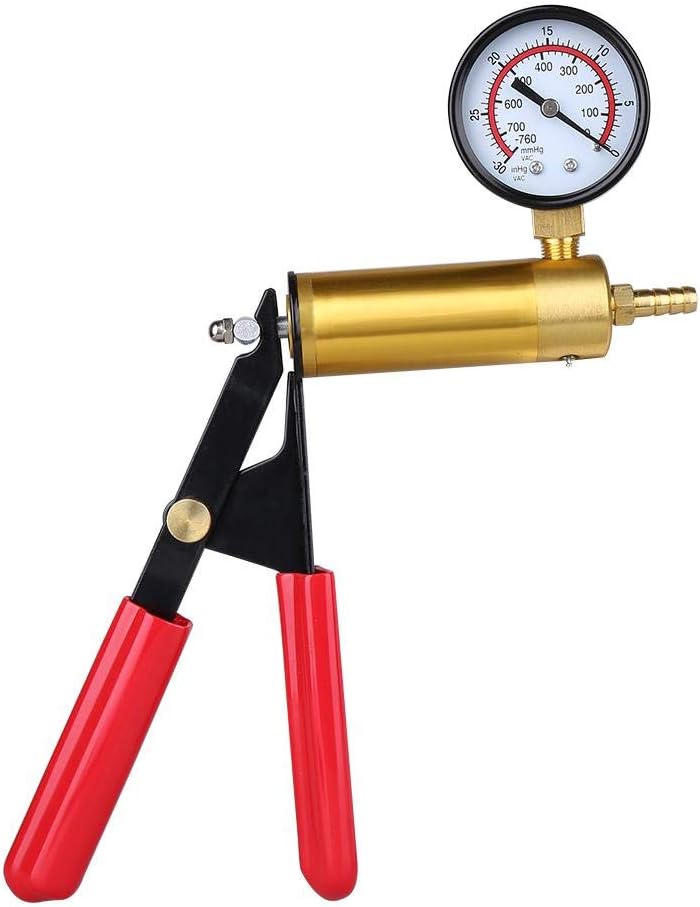 Vacuum Pump, BiuZi Brass and ABS Bleeder Hand Held Brake Bleeder Tester ...