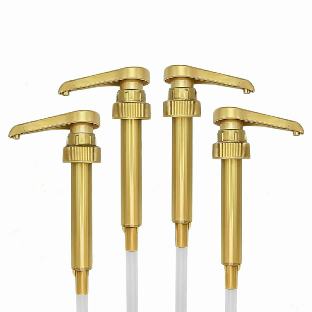 Sinikorya 4 Pcs Syrup Pump, Syrup Pumps 4 Pack for Bottle, Coffee Syrup ...