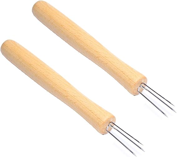 DumanAsen 8 inch 3 Pronged Sausage Pricker (2 PCS): Amazon.co.uk ...