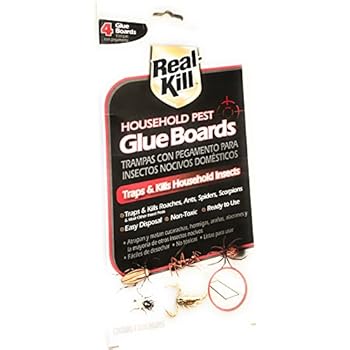 Amazon.com : Real-Kill Household Pest Glue Boards (4-Count) (1 ...