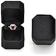 Amazon.com: TAIMY Ring Box, Plush Velvet Ring Case for Proposal ...