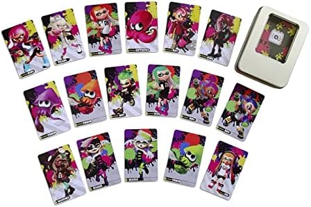 16 PCS Amiibo cards for Splatoon 2 NFC Tag Game Card Compatible with ...