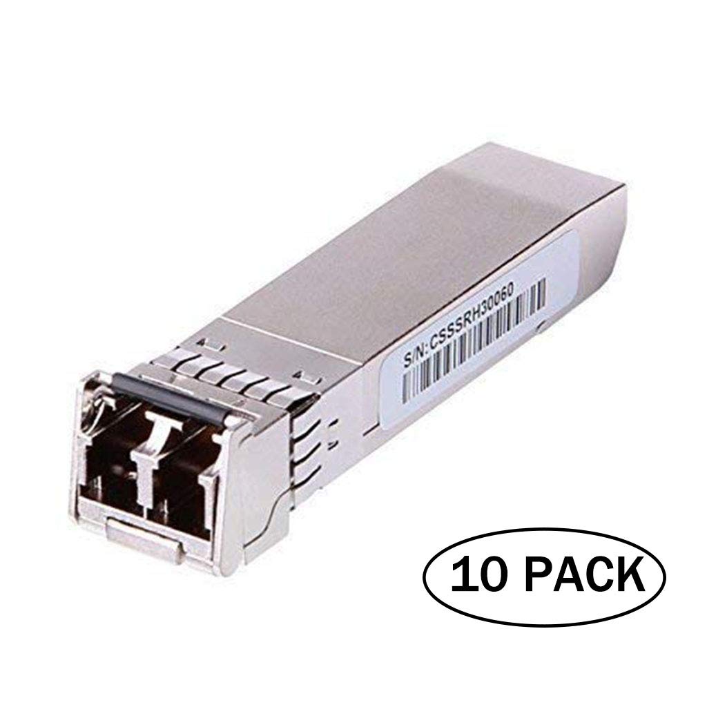 10Gtek [10 Pack] 10Gb/s SFP+ SR Multimode Transceiver, 10GBase-SR SFP+ LC Module, 850nm ...