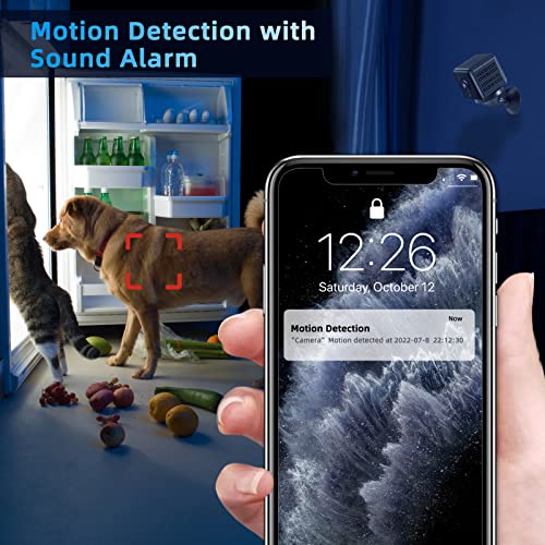 Ebarsenc Spy Camera Hidden Camera 4K Mini Security Camera/Wireless WiFi ...