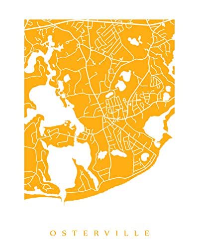 Amazon.com: Osterville Map Print: Handmade