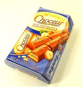 Amazon.com : Choceur Milk Chocolate & Hazelnut Wafers 6.3 OZ (3 Pack) : Grocery & Gourmet Food