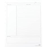 Amazon.com : Staples Premium Arc Notebook System Refill Paper, 8.5-inch ...