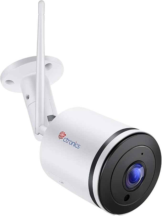 Ctronics Caméra de Surveillance WiFi Extérieure Caméra IP HD 1080P ...