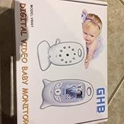 GHB Baby Monitor Camera Video Digital Security 2.4GHz 2 Way Realtime ...