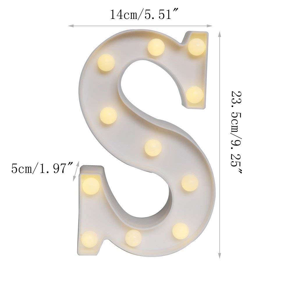 Illuminazione per interni V Gspirit LED Marquee Lettera Luci 26 ...