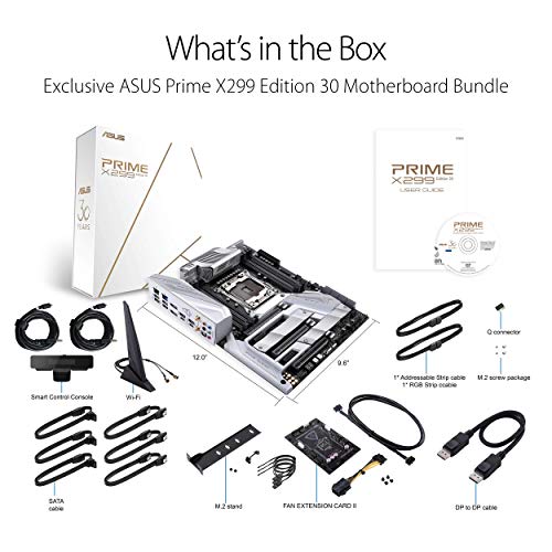 Asus Prime X299 Edition 30 ATX Motherboard (Intel X299) LGA 2066, DDR4 ...
