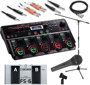 Amazon.com: Boss RC-505 Loop Station BUNDLE w/ Microphone, Stand, Duo ...